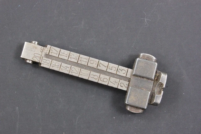 GERMAN WORLD WAR II 8mm Mauser K-98 Combat Rifle Rear Sight Leaf ...