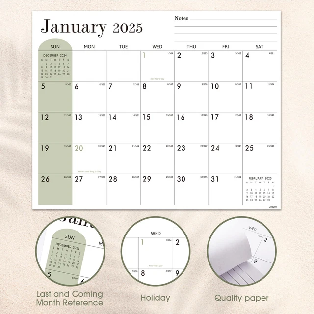 2025-2026 MAGNETIC CALENDAR for Refrigerator, 8" x 10" Fridge Calendar ...