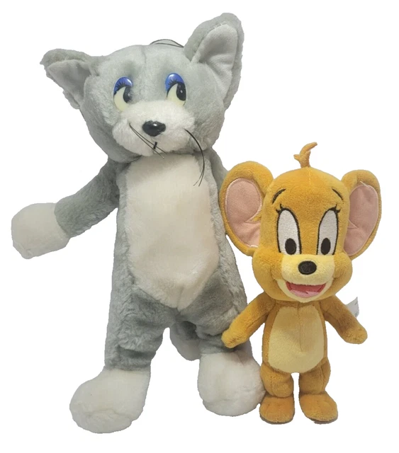 TOM & JERRY Tom Cat & Jerry Mouse Plush Cuddly Soft Toy Teddys Cat ...