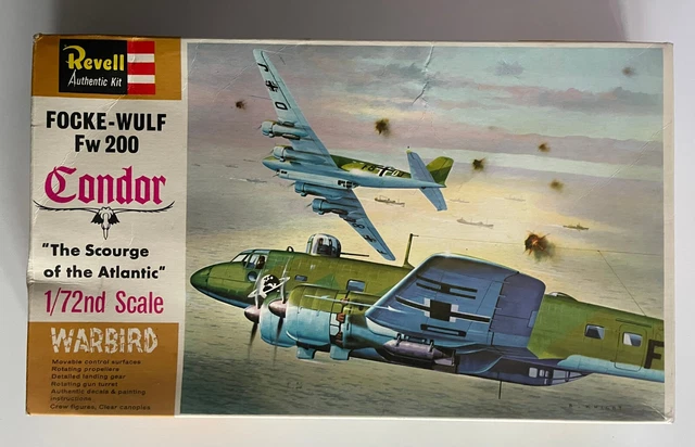 REVELL FOCKE-WULF Fw 200 Condor Warbird Model Aircraft Kit H-204 1/72 ...