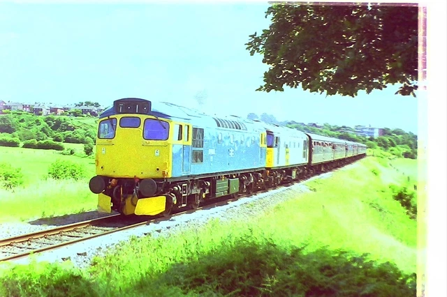 35MM RAILWAY COLOUR Negative Class 27 001 and 26 004 at Burrs ELR £1.95 ...