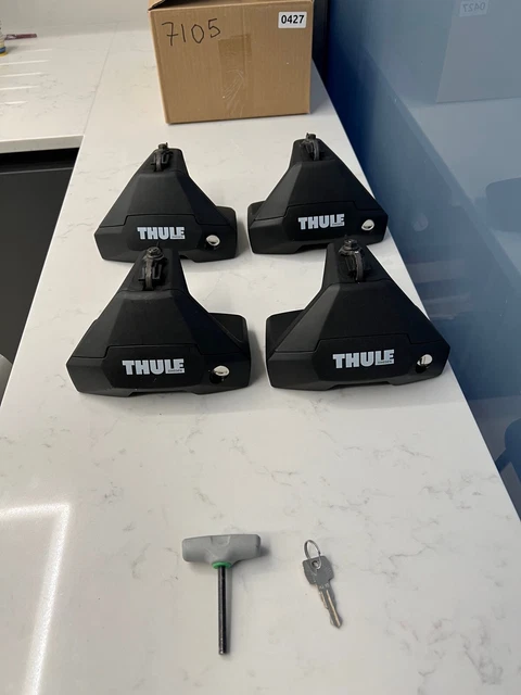 THULE EVO CLAMP Foot pack set of 4 - (7105) - for cars with Normal Roof ...