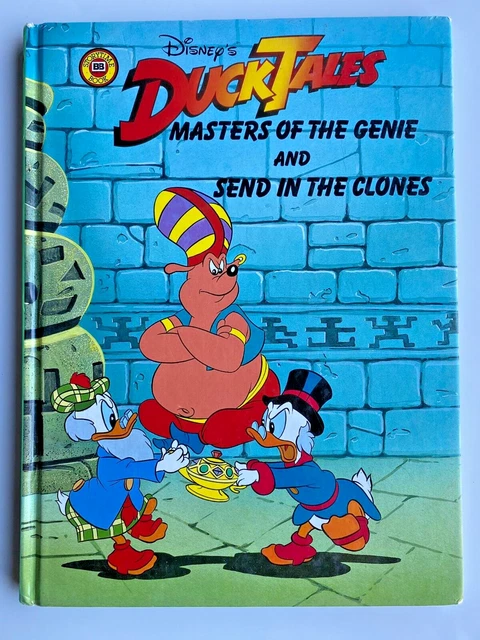 LARGE HC BOOK Disney Duck Tales Masters Of The Genie And Send In The ...