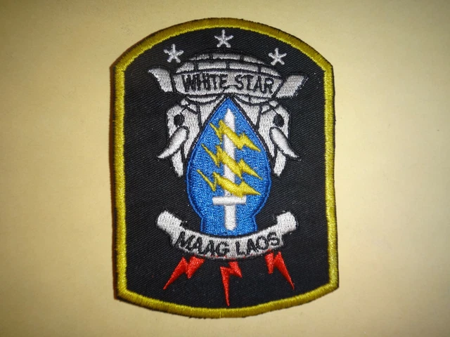 VIETNAM WAR US Army MAAG-LAOS Project WHITE STAR Patch £9.31 - PicClick UK