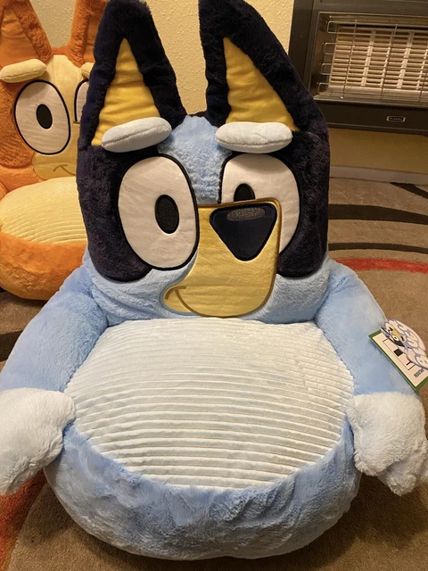 BLUEY CHARACTER PLUSH Soft Children’s Chair Seat Sofa Rare Aldi ...