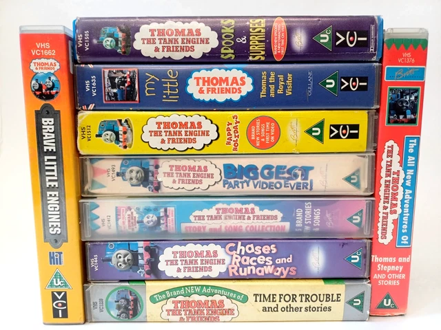 THOMAS THE TANK Engine Friends VHS Bundle Nine Tapes Brave Little ...