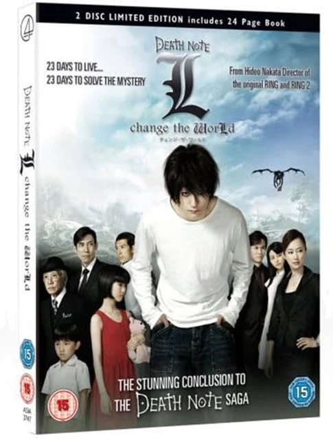 DEATH NOTE PART 3 L CHANGE THE WORLD 2 disc DVD Japanese Moive Film New ...