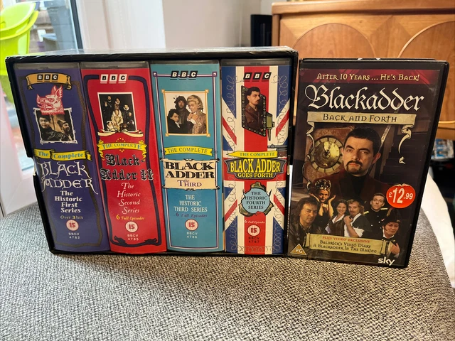 BLACKADDER - BBC VHS Boxset. Complete Series + Back and Forth EUR 15,77 ...