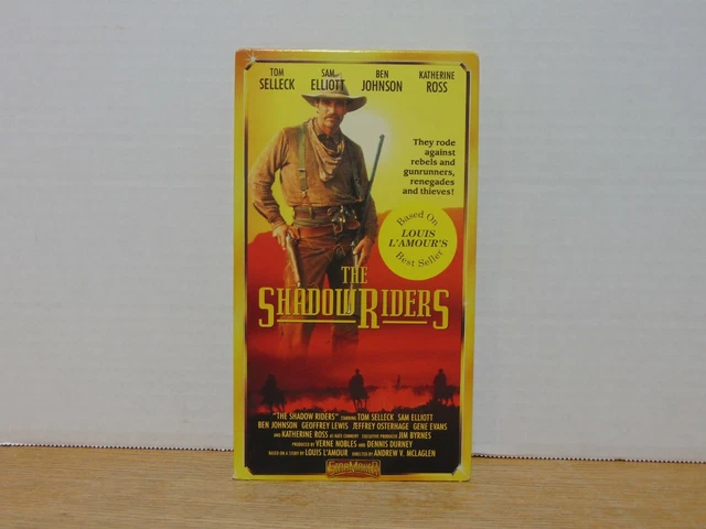 THE SHADOW RIDERS Tom Selleck Sam Elliot PG VHS Pre-Owned (2) £3.24 ...