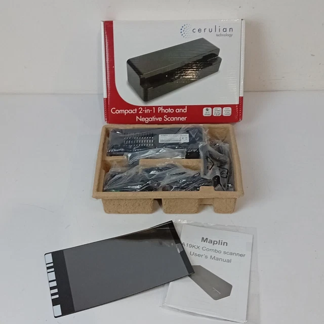 MAPLIN PHOTO SCANNER Cerulian Compact 2-in-1 Negative Boxed 35mm WRDC £ ...