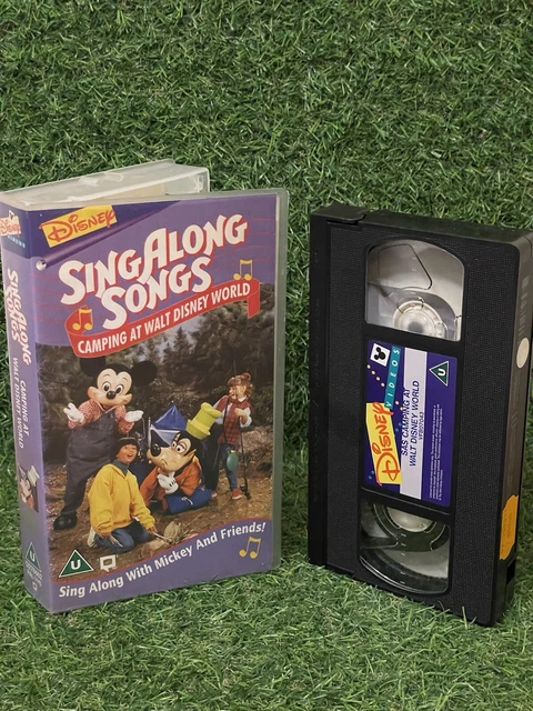 VINTAGE DISNEY SING Along Songs Camping At Walt Disney World VHS £19.99 ...