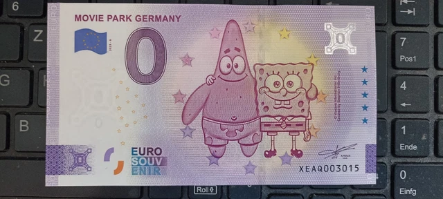 0 EURO SCHEIN - Movie Park Germany Spongebob - NEU! EUR 8,00 - PicClick DE