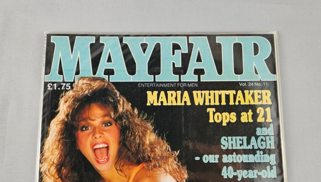 VINTAGE MAYFAIR MAGAZINE Vol. 24 No. 11 Maria Whittaker (1989) $29.95 ...