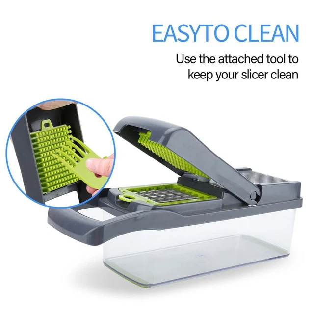KITCHEN VEGETABLE CUTTER Adjustable Multi-Cutter Various Attachments £ ...