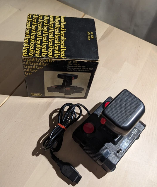 JOYSTICK TREVI AF128 in IMBALLO ORIGINALE per Commodore 64, Amiga ...