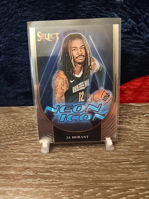 INSERT ICÔNE NÉON Ja Morant 2023-24 Panini Select ! #24 Memphis ...
