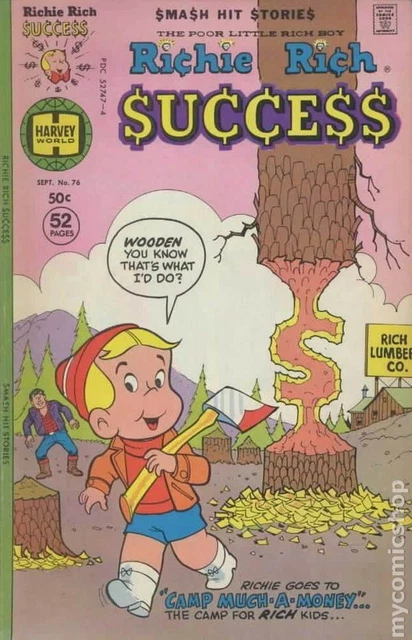 RICHIE RICH SUCCESS Stories #76 FN 1977 image stock EUR 3,14 - PicClick FR