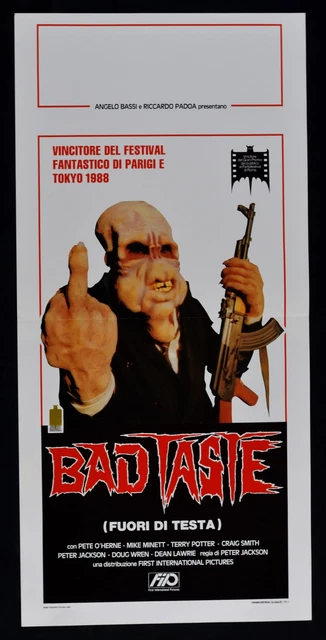 AFFICHE BAD TASTE Hors De Tête Peter JACKSON Splatter Minnett Potter A ...