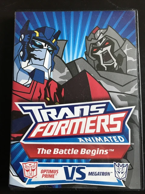 TRANSFORMERS ANIMATED THE Battle Begins: Optimus Prime Vs Megatron DVD ...