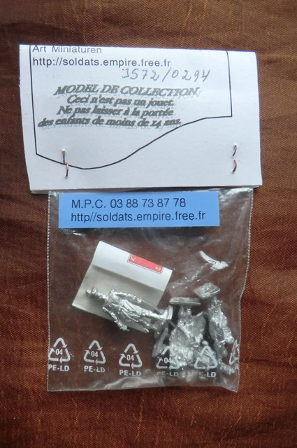FRANZÖSISCHE JUNGE GARDE JS 72/0294 1:72 ART Miniaturen Zinnfiguren ...