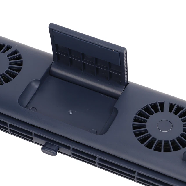 (BLUE)MONITOR FAN 3 Speed Bladeless Rechargeable Powerful Safe Small ...