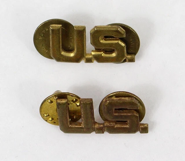 Insignes De Col Us Army Us Army Ww2 Matériel Original Eur 59 90