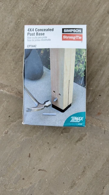 SIMPSON STRONG TIE CPT44Z Post Base £12.00 - PicClick UK