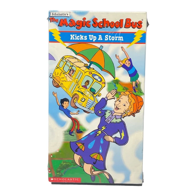 THE MAGIC SCHOOL Bus Kicks Up a Storm VHS Scholastic Kids VHS Tape ...
