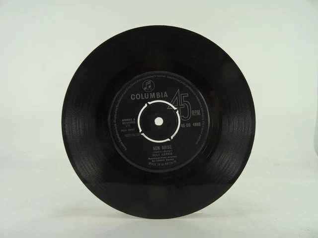 ROLF HARRIS SUN ARISE 78 (78) 2 pistes 7 pouces simple manche papier ...