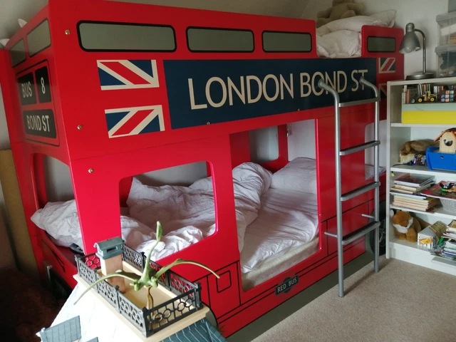 JULIAN BOWEN DOUBLE Decker London Bus Bunk Bed LON001 £73.52 - PicClick UK