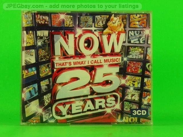 VARIOUS ARTISTS NOW THAT'S WHAT I CALL MUSIC 25 YEARS (3 x CD) (Z109 ...
