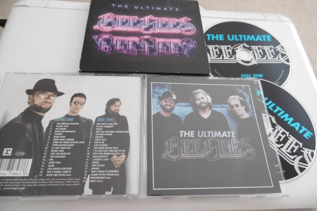 BEE GEES ULTIMATE Hits Best 2 Cd 40 Trks Jive Talkin Words Tragedy ...
