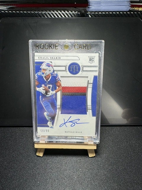 2022 NATIONAL TREASURES Khalil Shakir Rookie 4 couleurs patch auto RC ... 2022 NATIONAL TREASURES Khalil Shakir Rookie 4 couleurs patch auto RC ...