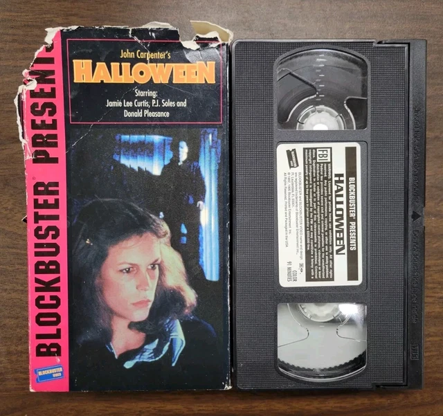 JOHN CARPENTER'S 1978 Halloween VHS Blockbuster Presents Version Jamie ...