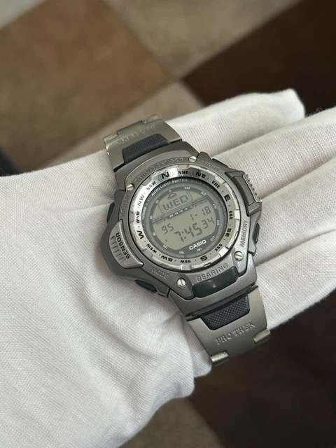 VINTAGE CASIO PRO Trek PRT-410 Triple Sensor JDM Men’s Digital Watch Module 2198 £82.94 ...
