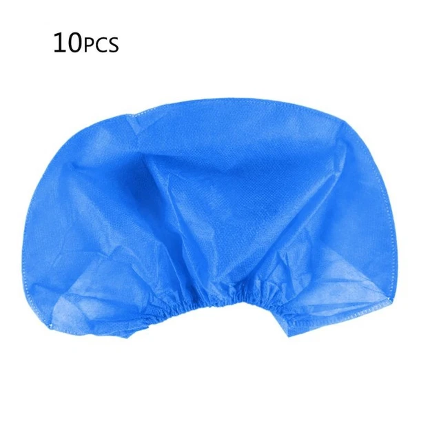 10PCS DISPOSABLE NON-WOVEN Bouffant Cap for Head Cover Elastic Chef ...