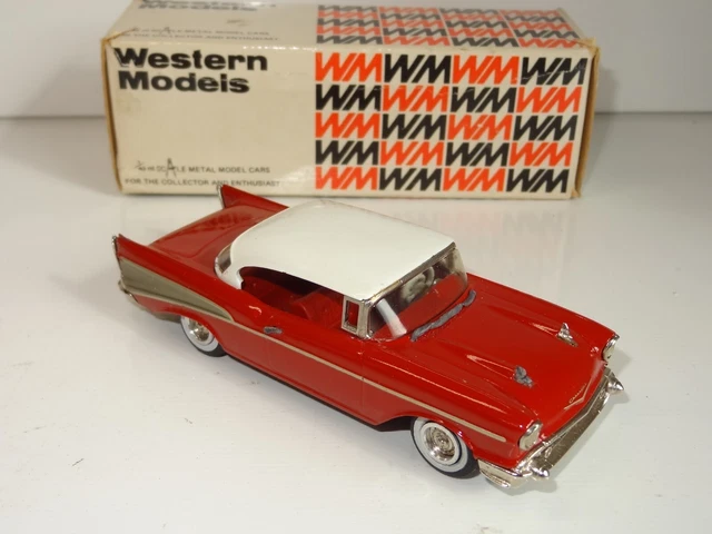 WESTERN MODELS WMS 44 1957 Chevrolet Bel Air (387) £90.00 - PicClick UK