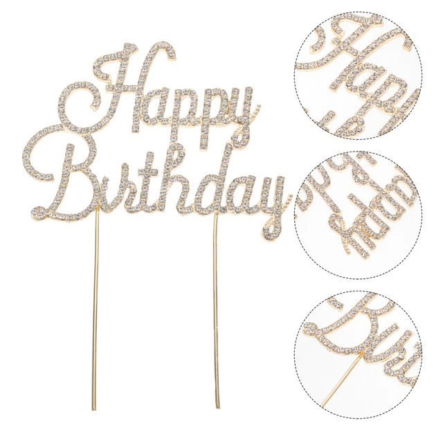 JOYEUX ANNIVERSAIRE CAKE Topper Cupcake Toppers Anniversaire Cupcake ...