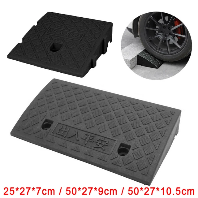 HEAVY DUTY RUBBER Kerb Door Ramps Driveway Car Vehicle Threshold Ramp ...