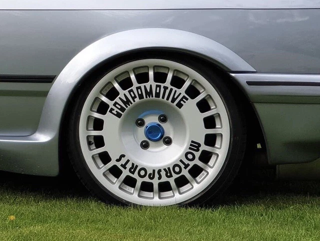 COMPOMOTIVE MOTORSPORT WHEEL Stickers Th Wheels £20.00 - PicClick UK