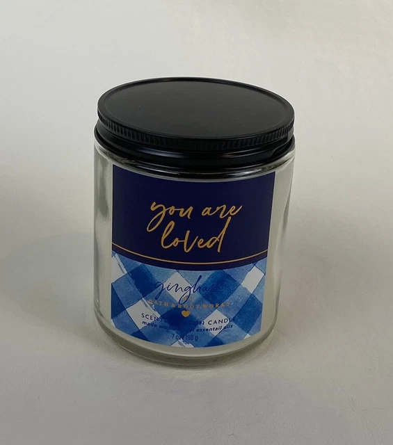 BATH & BODY Works White Barn White You Are Loved Single Wick Mason Jar ... BATH & BODY Works White Barn White You Are Loved Single Wick Mason Jar ...