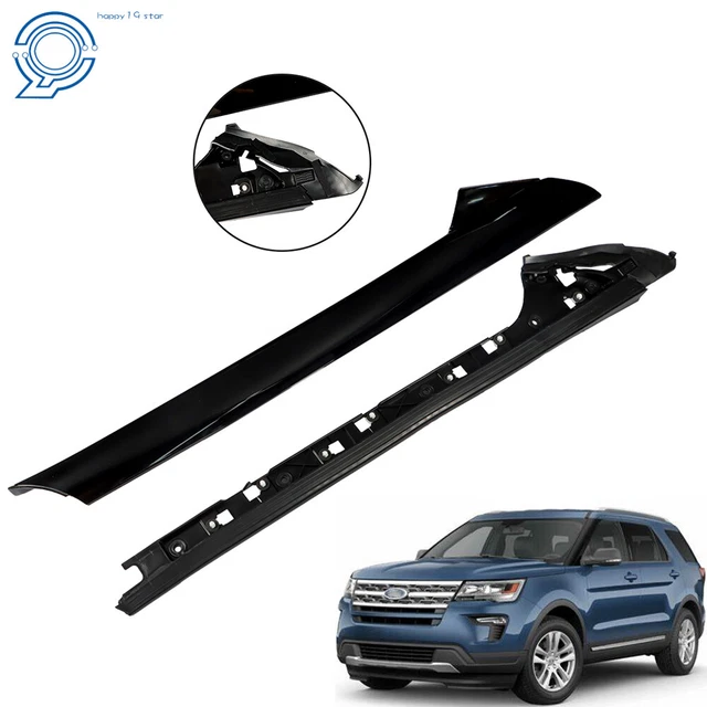 PAIR WINDSHIELD A-PILLAR Molding Trim Left Side For 2011-2019 Ford ...