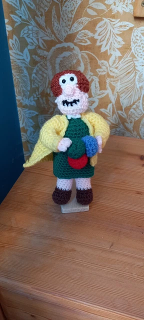 WALLACE & GROMIT Inspired Crochet Figure Wrong Wendolene Ramsbottom £10 ...