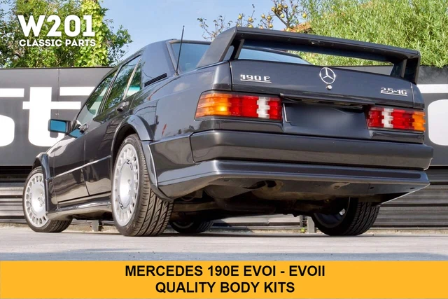 EVO1 REAR SPOILER Mercedes 190 190E 16V Evo AMG cosworth 2.3 2.5 ...