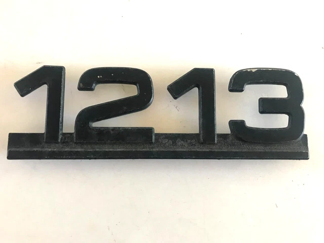 EMBLEM MERCEDES LKW 1213 Logo Typenschild Typenzeichen Oldtimer ...