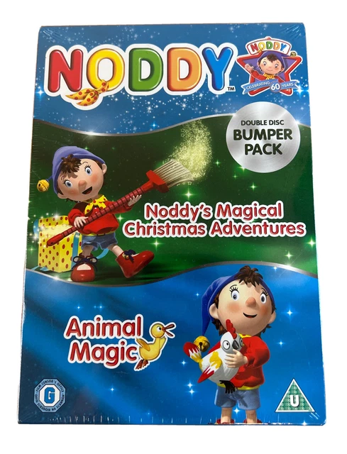 NODDY 2 DISC DVD, Noddy's Magical Christmas Adventure & Animal Magic ...