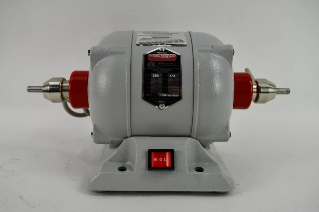 RED-WING HANDLER DENTAL Lathe Polishing Grinder Buffer 26A 1/4 HP AC ...