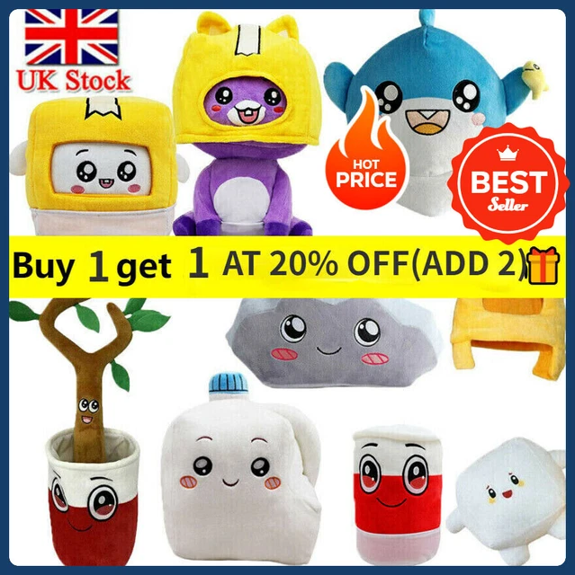 LANKYBOX' BOXY FOXY ROCKY Plush Soft Stuffed Toy Kid Game Figure Plush ...