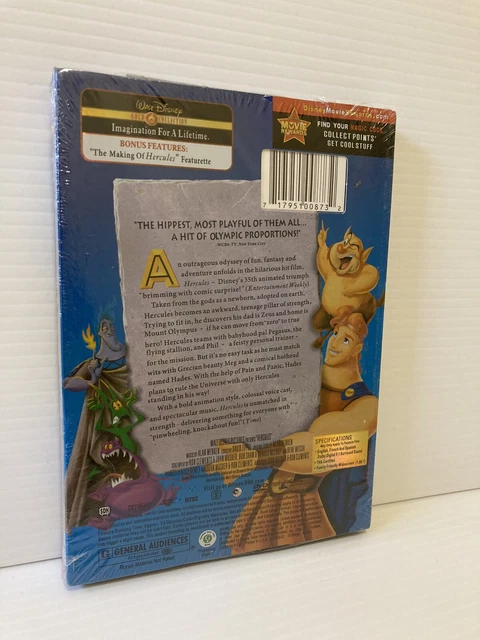 *RARE* WALT DISNEY Hercules DVD : Gold Collection BRAND NEW & SEALED ...