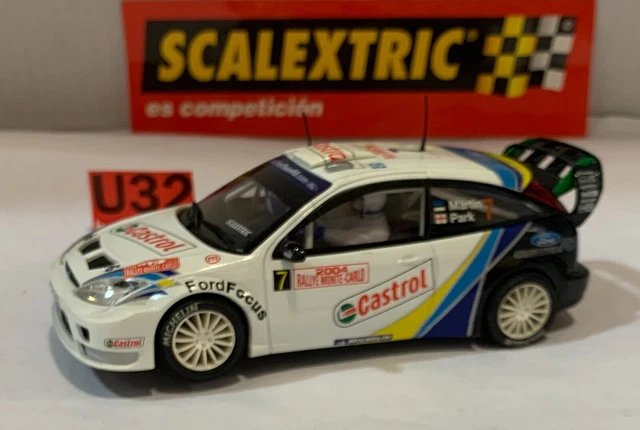 SLOT CAR SCX scalextric 6147 Ford Focus WRC #7 Rally Monte Carlo 2004 ...